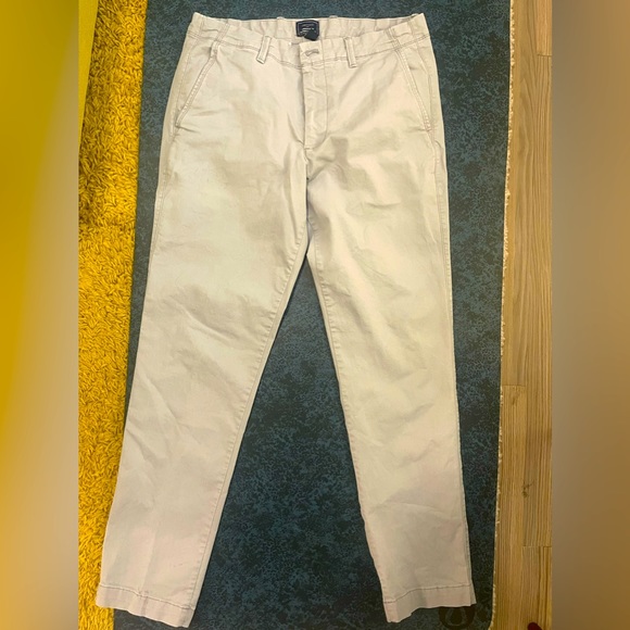 GAP | Pants | Mens Gap Grey Lived In Stretch Slim Fit Chino Pants 33x32 | Poshmark